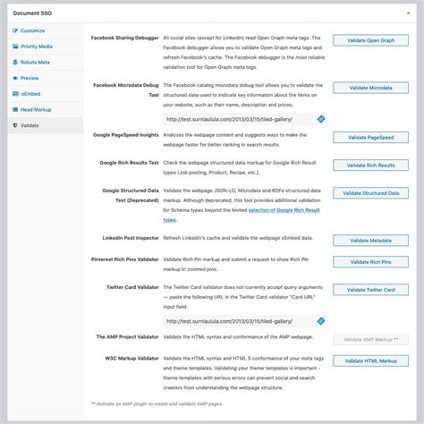 Wpsso Validate Tab Example Surnia Ulula