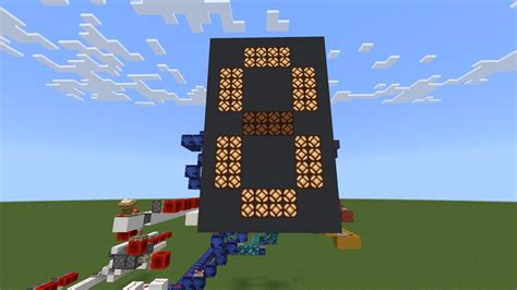 7 Segment Led Minecraft Bedrock Youtube