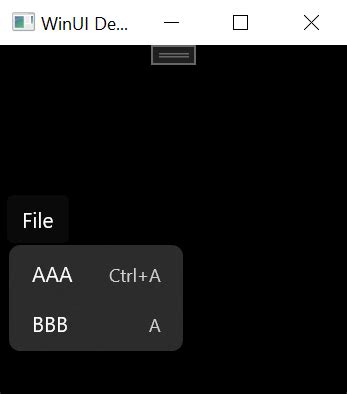 Menubar Flyout Item Accelerators Are Aligned Differently When Opened For The Second Time Issue