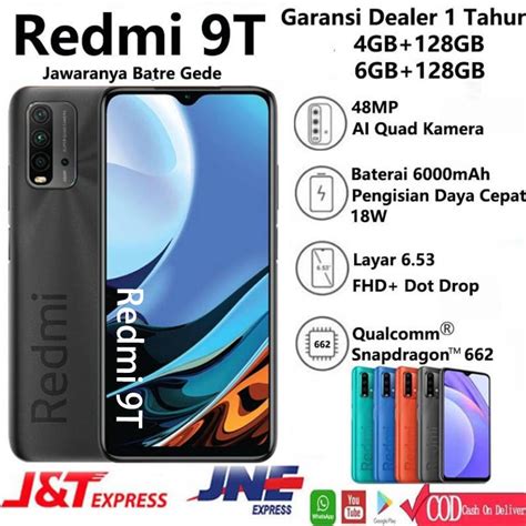 Jual COD Xiaomi Redmi T Ram GB Mah Baterai Besar Inch Snapdragon G Xiaomi