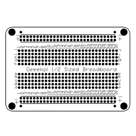 Gold Plated Prototype Pcb Solderable Breadboard For Diy Arduino Solder 52pi Store
