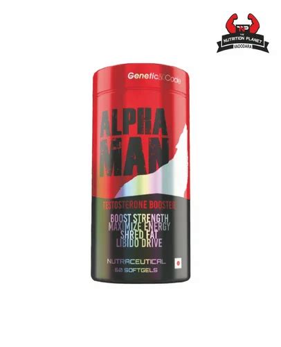 Genetic Code Alpha Man Best Size Gaining Tablet 60 Tablets With