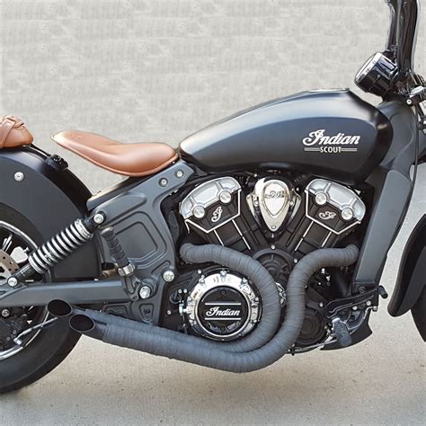 Backdraft Slash Cut Exhaust Header For Indian Scout ⋆ Fuel Row