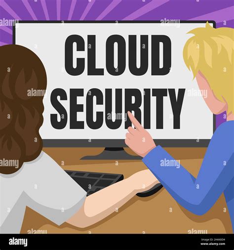 Text Showing Inspiration Cloud Security Word Written On Imposing A