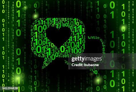 Romantic Speech Bubbles Binary Code Vector Pattern Background High Res