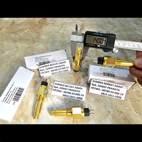 Jual Vdo Switch Water Temperature Sensor 120°c Drat 14mm Water Sender Sensor Suhu Jakarta