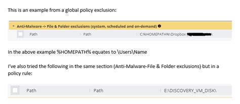 Anti Malware Exclusions Dont Appear To Work Check Point Checkmates