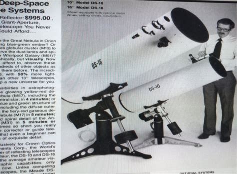 Old Meade Mount Classic Telescopes Cloudy Nights