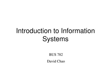 Ppt Introduction To Information Systems Powerpoint Presentation Free Download Id5346930