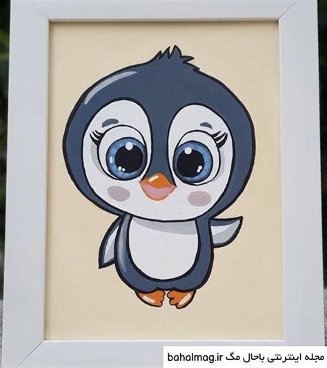 طرح نقاشی کودکانه روی بوم ️ بهترین تصاویر