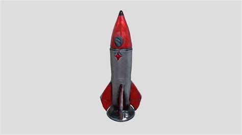 Small Rocket Model 3d Model By 364575465 [d483ce0] Sketchfab