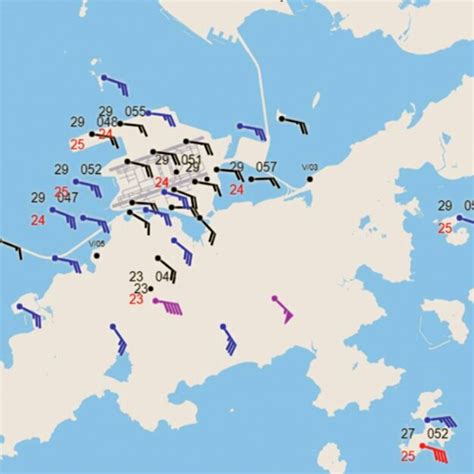 The Surface Isobaric Chart At 8 Am 9 October 2021 A And The