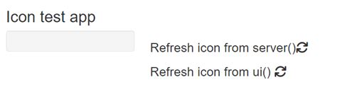 R Render Icon And Text Together From Server In Shiny Stack Overflow
