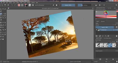 Guide How To Rotate An Image In Krita