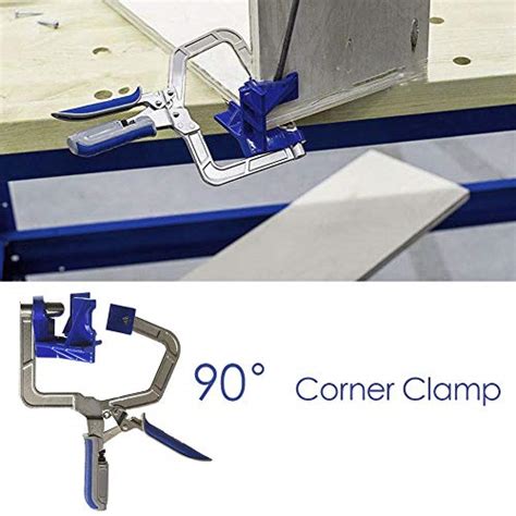 코너 클램프 L형 직각 자 고정90도 고정 클램프 부착 목공 핸드 툴 압착용접 절단 Diy 공구 재팬박스