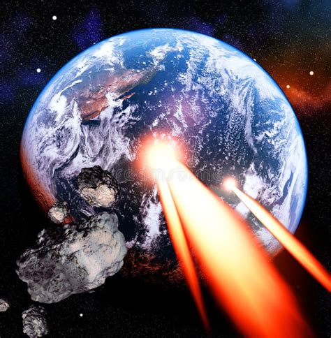 Asteroids Colliding Stock Illustration Illustration Of Star 11358915