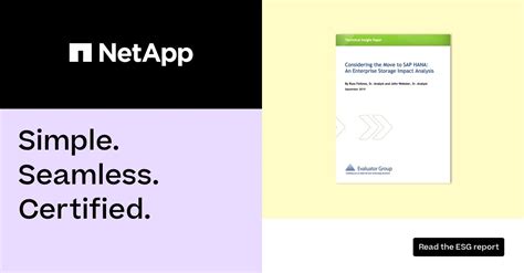 Netapp On Linkedin Netapp Is The Best Solution For Sap Hana Users