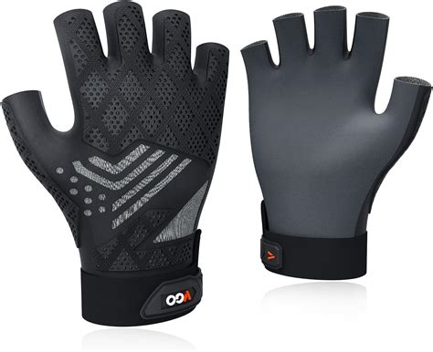 Vgo Ngg X1 Guantes Utilitarios Sin Costuras Guantes De Cuero Sintético De Medio