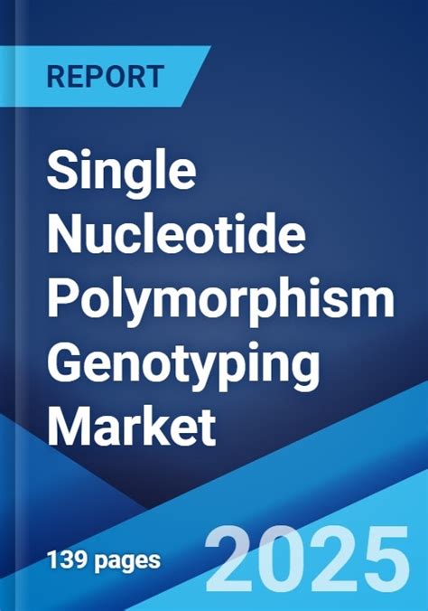 Single Nucleotide Polymorphism Genotyping Market 2025 2033