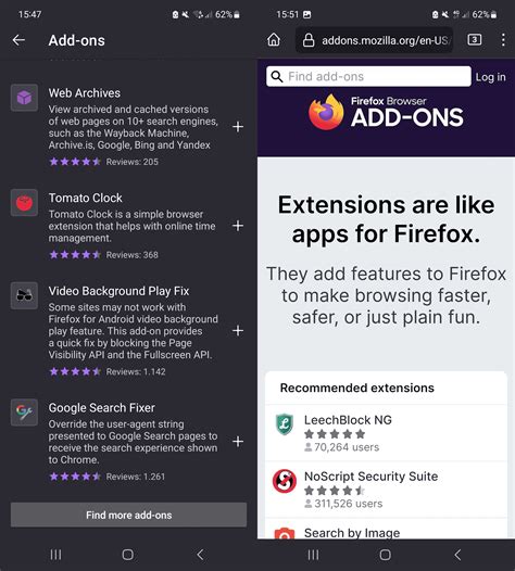 firefox beta for android lifts restrictions for extensions ghacks