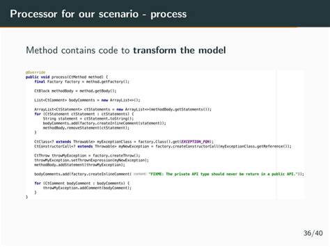 Spoon Open Source Library To Analyze Rewrite Transform Transpile