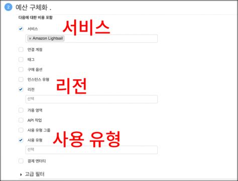 Aws 예산 초과 알람 설정 라이트세일 사용자를 위한 요금 및 허용 트래픽 임박 미리 알림 스위프트코딩