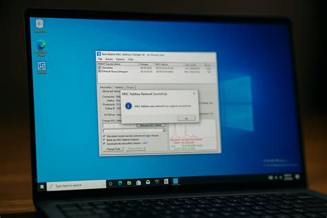 Cara Ubah Mac Address Dengan Technitium MAC Address Changer X WinPoin