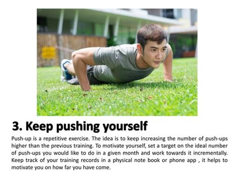 Top 5 Tips For Ippt Training Push Ups Ppt