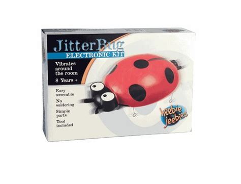 New Jitterbug Bug Beetle Ladybird Ladybug Electronic Robot Kit Easy To