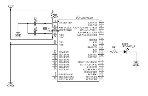 Microcontroller PIC F A Basic Led Blinking Does Not Work Electrical Engineering Stack