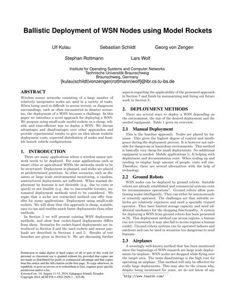 Pdf Ballistic Deployment Of Wsn Nodes Using Model Rockets Dokumentips