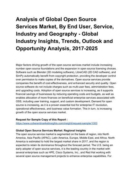 global open source services market