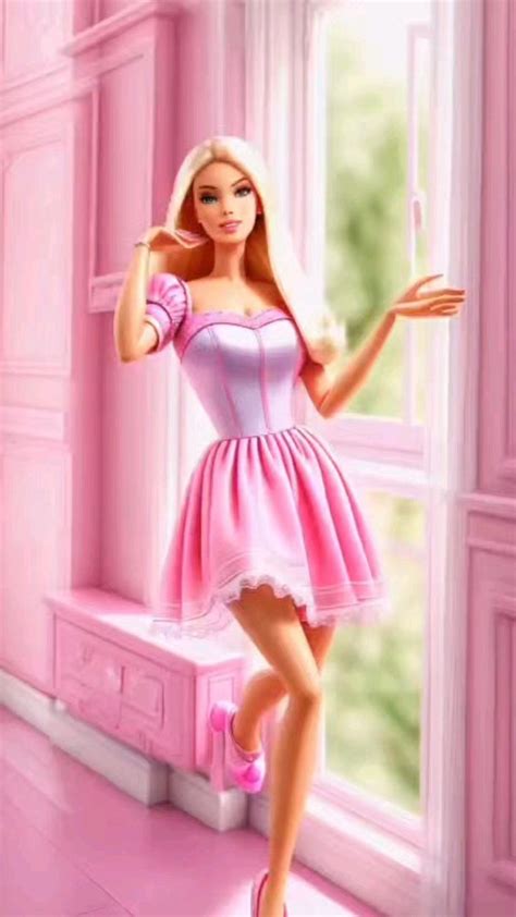 Barbie Barbie Barbiegirl Rosa Dança Pink Barbieken Barbielinda Barbieshow Vestido