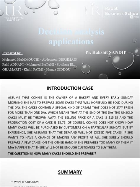 Decision Analysis Applications Download Free Pdf Decision Making Decision Theory