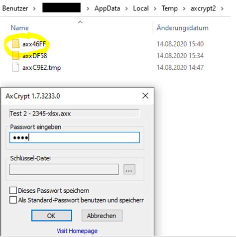 Decryption Of Multiple Parallel Excel Files Not Possible Axcrypt File Security Made Easy