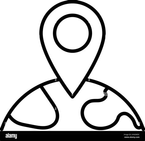 Map Location Icon Cut Out Stock Images And Pictures Alamy