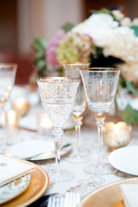 Elegant Etched Glass Wine Glasses