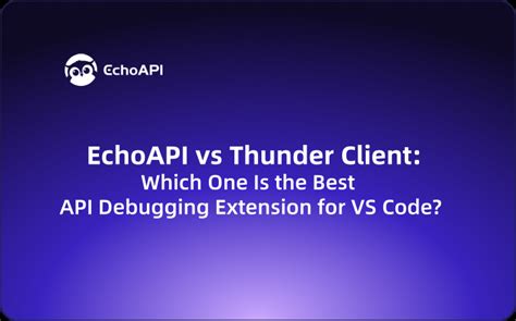 Echoapi Vs Thunder Client Which One Is The Best Api Debugging Extension For Vs Code