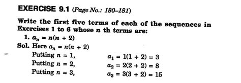 Sequences And Series Class Math Studypur