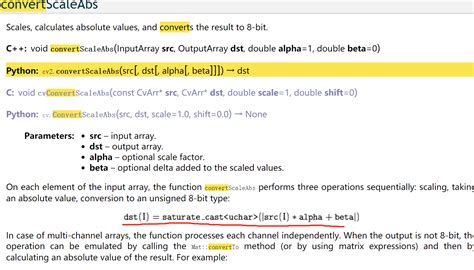 Whats The Operation Dose Nvertscaleabs Actually Do · Issue 11751 · Opencvopencv · Github