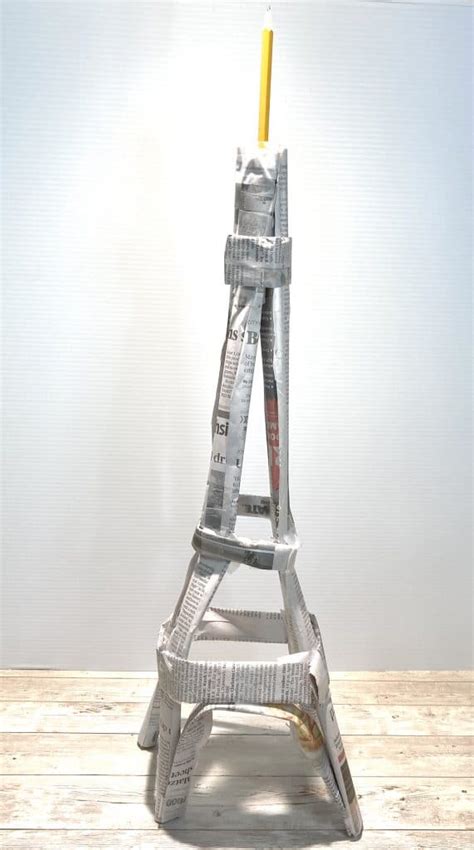 How To Make A Paper Eiffel Tower Eiffel Tower Eiffel Tower Craft Eiffel