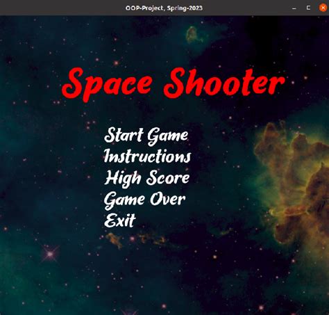 Github Hammadshabbir Space Shooter A Space Shooter Game Using Sfml Library On Linux