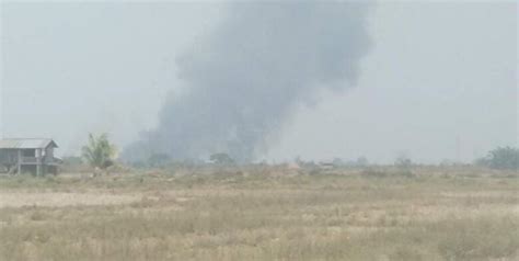 ရွှေကူမြို့ပြင် ကျေးရွာများကို စစ်ကောင်စီတပ်က လေယာဥ်ဖြင့် ဗုံးကျဲတိုက်ခိုက် နိုင်ငံတကာမြန်မာ့သတင်း