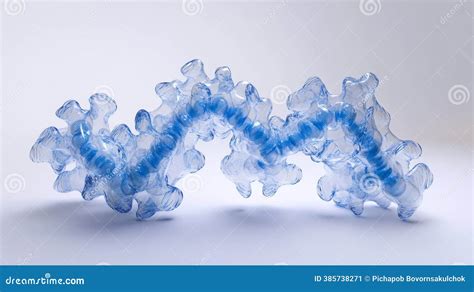 Scientific Representation Of A2 Beta Casein Protein Structure Model