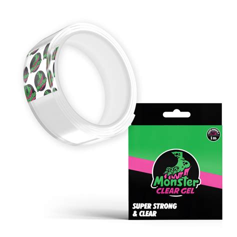 몬스터 몬스터 겔 클리어겔 1m 초강력양면테이프 아크릴 폼 강력 투명실리콘테이프 자동차접착차량용 위시버킷