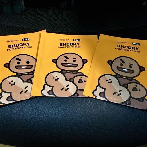 Bt21 Shooky Face Point Mask Hobbies Toys Memorabilia Collectibles