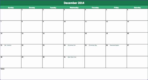 10 Excel Calendar Templates 2014 Excel Templates Excel Templates