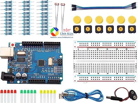 Bộ lập trình STEAM STEM Arduino SMD dành cho người mới bắt đầu kèm Hướ