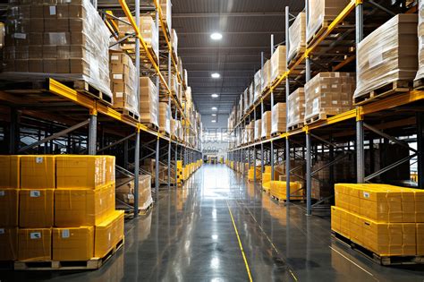 工业存储的大型仓库高清图片下载 正版图片600696424 摄图网