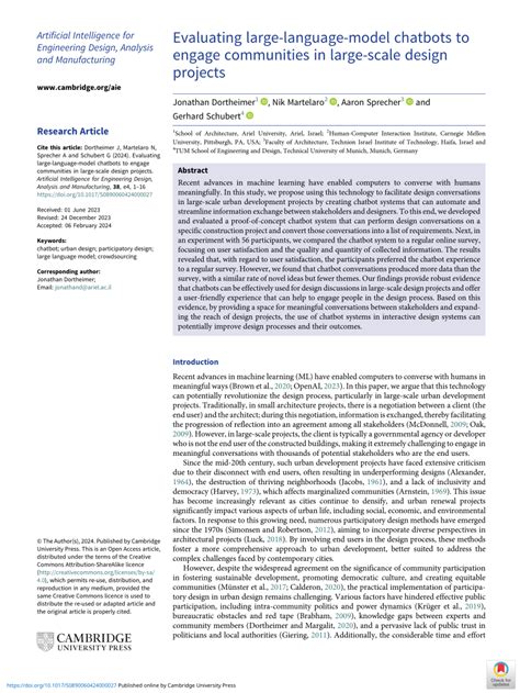 Pdf Evaluating Large Language Model Chatbots To Engage Communities In
